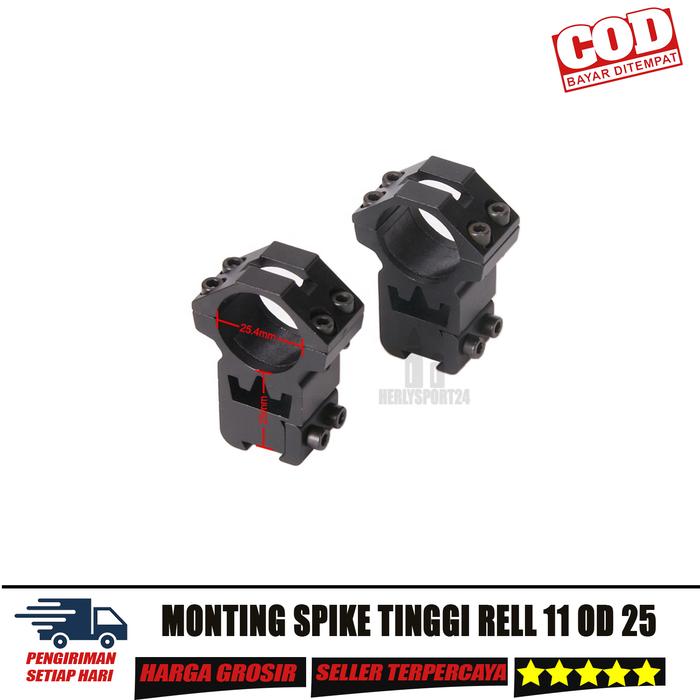 Promo Monting spike monting tinggi rell 11 OD 25 monting king mounting ...