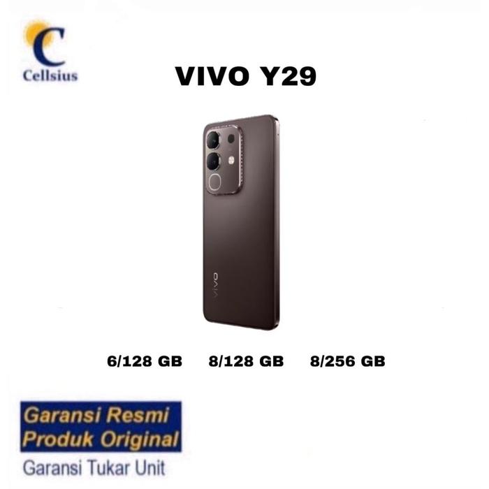 Promo VIVO Y29 4G 6GB/128GB 8GB/128GB 8GB/256GB GARANSI RESMI INDONESIA - BROWN, 8/128GB Cicil 0 ...