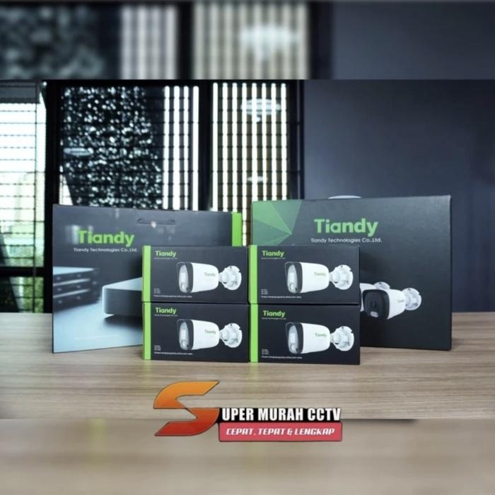 Jual Tiandy TC-KIT4 AK2 KIT 4CH Paket IP Camera 4CH dengan Gambar Super Jernih & Teknologi AI ...