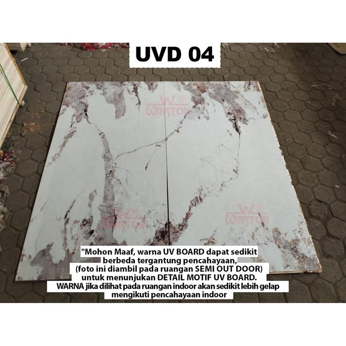 Jual PVC MARMER UV BOARD 3 DIMENSI ISI 2 LEMBAR MARBLE WALL BOARD HIGH ...