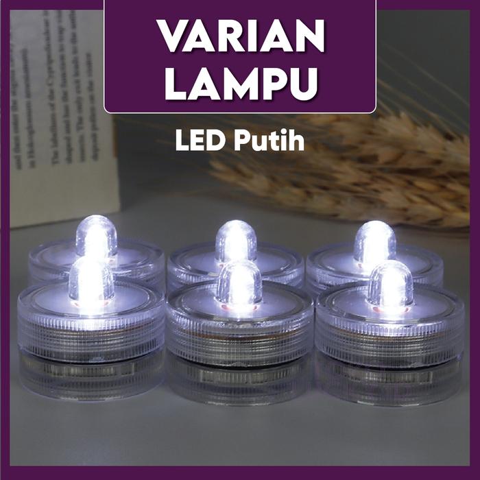 Promo Lampu Aquarium Lilin Mini LED Tanki Akuarium Ikan Hias Tahan Air ...