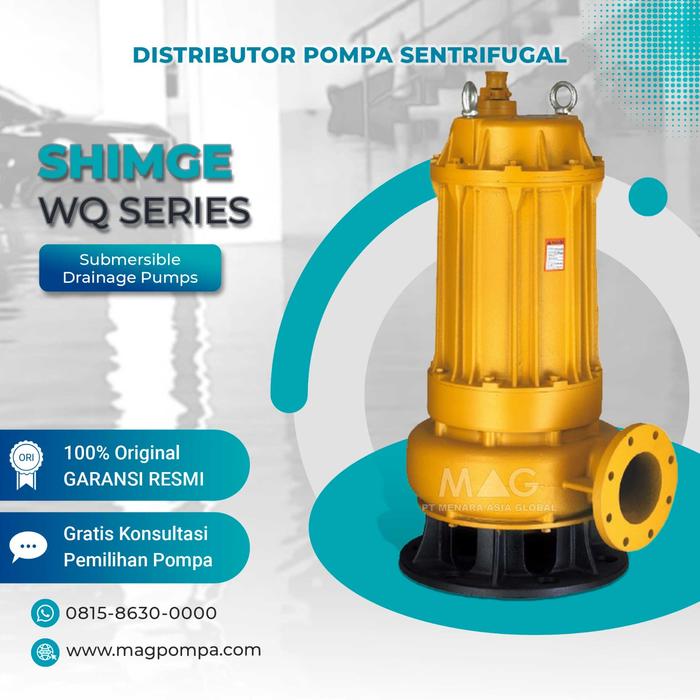 Jual Pompa Air Sumersible Sewage - Shimge WQ 30-30-5,5/3Phase - Jakarta ...