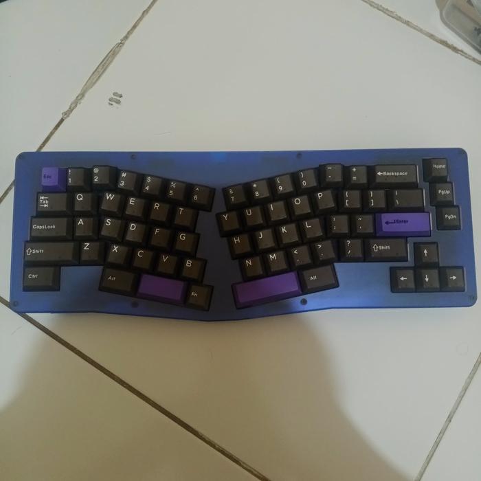 Jual arisutea v1 fullbuild alice keyboard + keycaps set mynk smoker ...