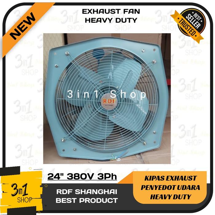 Jual Exhaust Fan 24" Blower Penyedot Udara 24 inch 3 Phase 380V RDF ...
