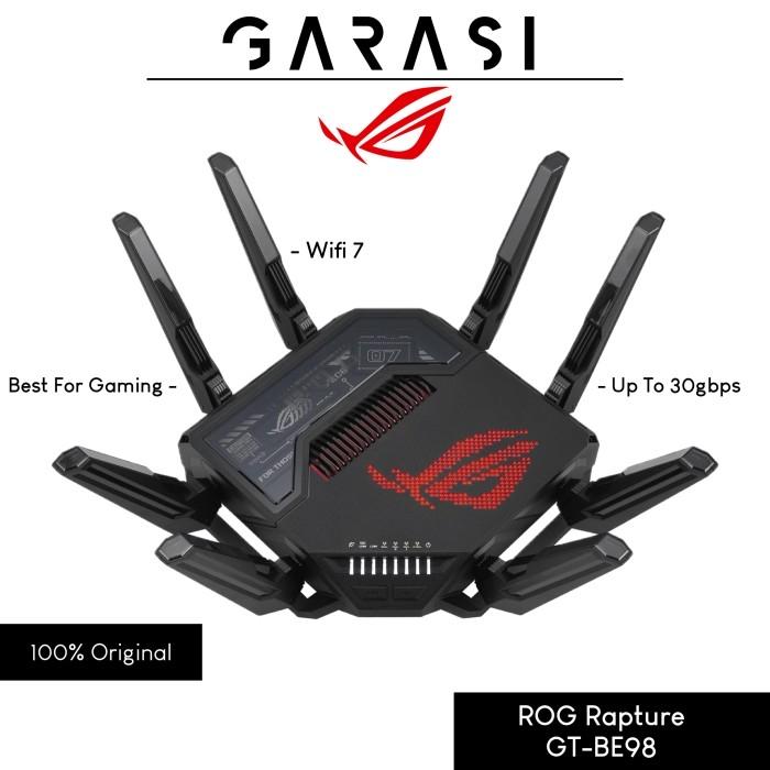 Jual ASUS ROG Rapture GT-BE98 PRO First Quad-Band WiFi 7 Gaming Router ...