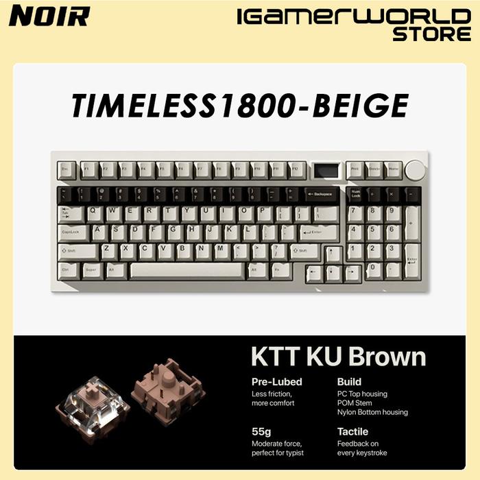 Jual Noir Timeless82 V2 Classic Wired Timeless1800 Wireless Mechanical ...