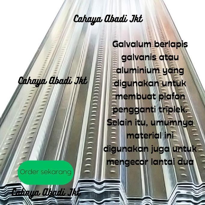 Jual Bondek / Bondeck / Bondex / Floor Deck 0,75 Mm Full 6 Meter ...