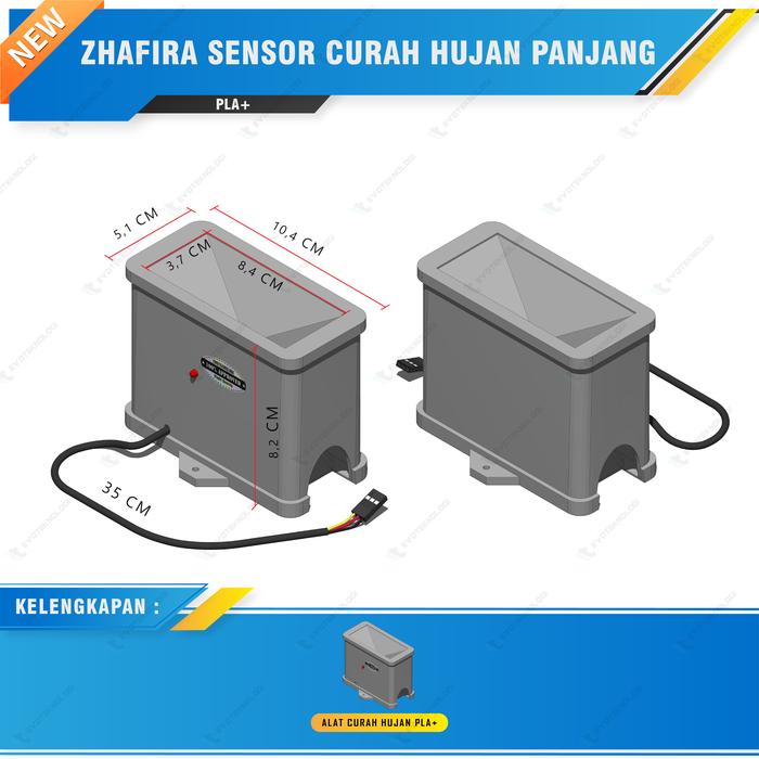 Jual Evoteknologi Sensor Curah Hujan Ombrometer Tipping Bucket Rain ...