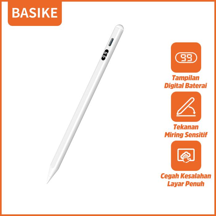 Promo BASIKE Stylus Pen for iPad 2018 - 2024 Pad Pro Air Mini Tablet ...