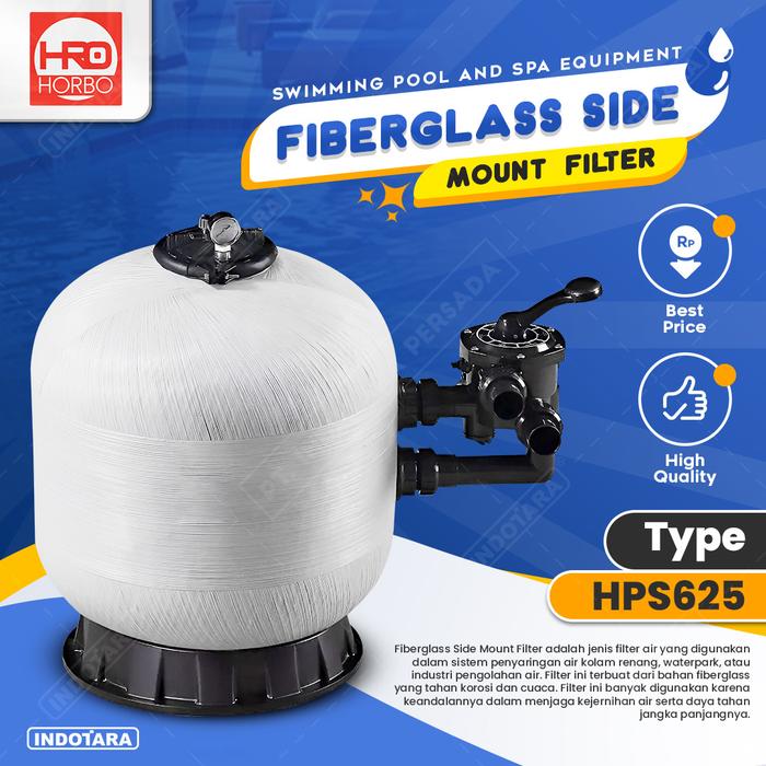Promo Tabung Filter Fiberglass Pemasangan SAMPING Kolam Renang HORBO ...