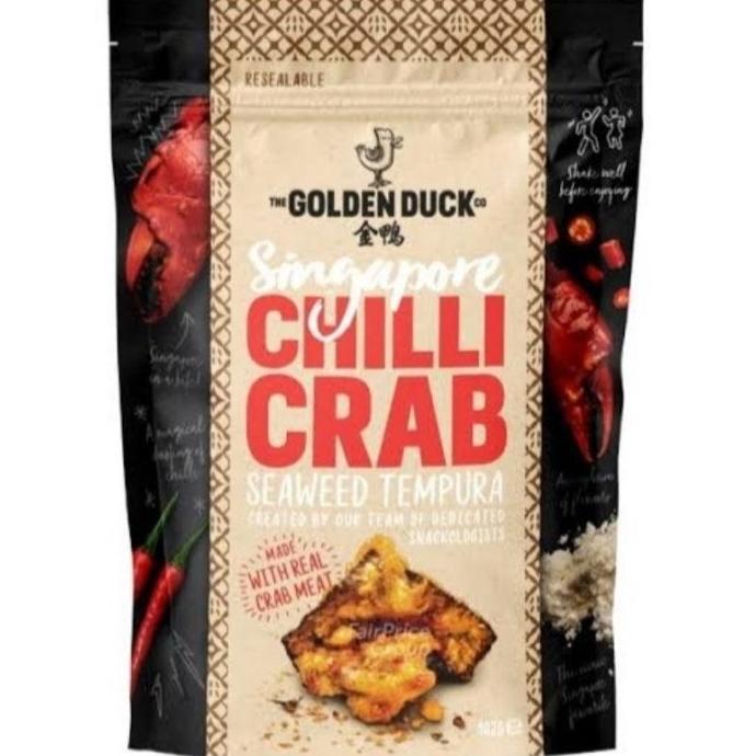 Jual GOLDEN DUCK Singapore Snack Chips - Salted Egg Potato Fish Skin ...