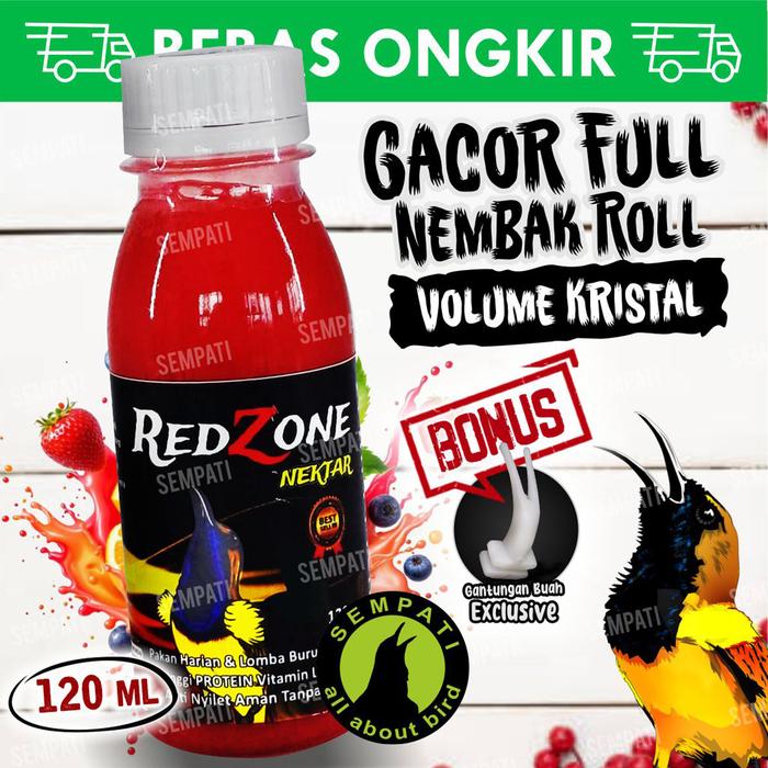 Jual SEMPATI Red Zone Redzone Nektar Nectar Pakan Minuman Burung ...
