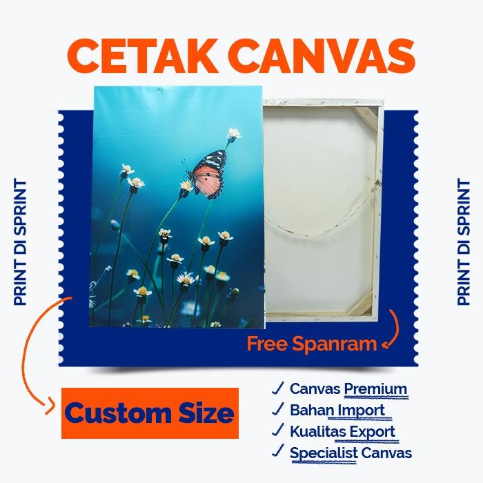 Jual Print/Cetak Canvas 100x130 - Free Frameless Spanram - Jakarta ...