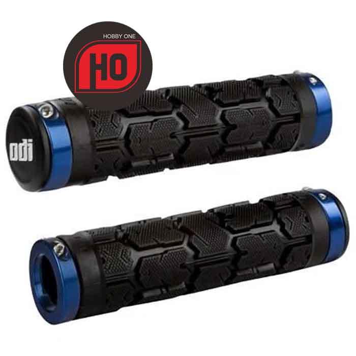 Promo ODI ROGUE MTB Lock On Grip Made In USA - Hand Grip - Black Blue ...