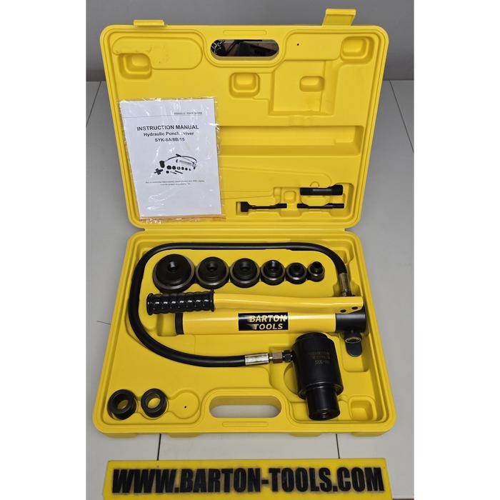 Jual 22-60mm 3.5mm Hydraulic Hole Punch SYK-8B BARTON Punching Hidrolik ...