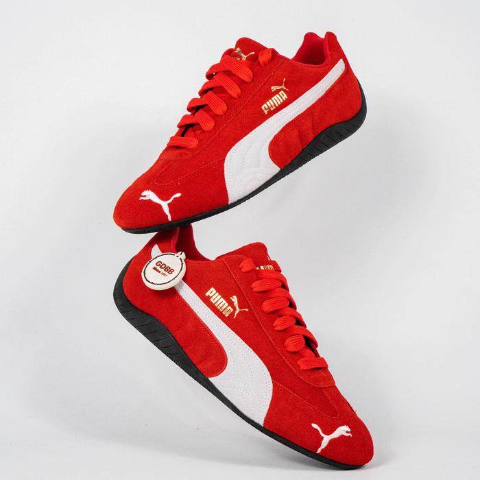 Jual Sepatu Puma Speedcat OG Red White Suede Sneakers Authentic - 43 ...