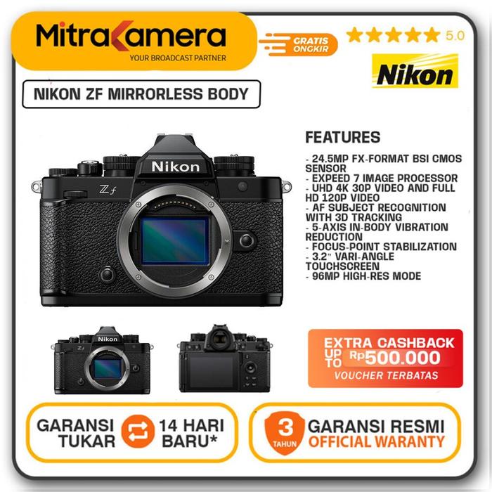 Jual Nikon ZF Mirrorless Camera body only - Standar Box - Kota Bandung ...