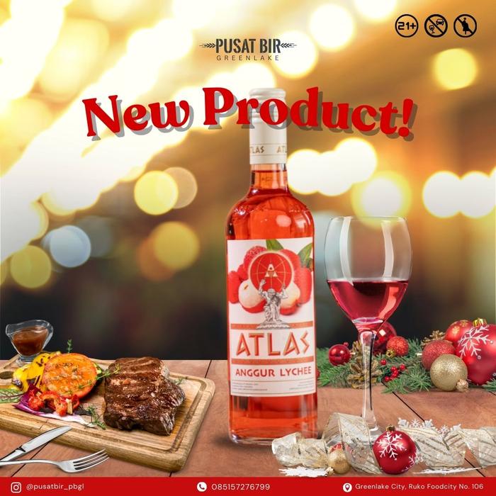 Jual ATLAS ANGGUR LYCHEE 620ml - Jakarta Barat - Pusat Bir Green Lake ...