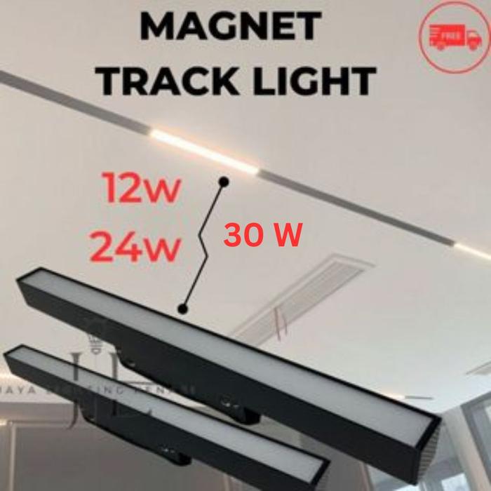 Jual Lampu Magnetic Track Lighting Linear LED / Track Light Magnet Led ...