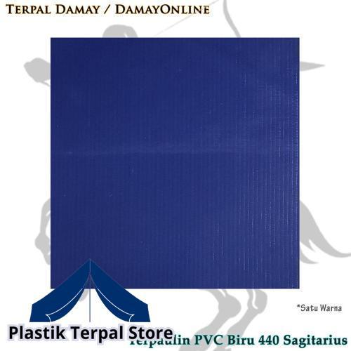 Jual Terpaulin PVC Jadi Biru 440gsm Sagitarius ( Ukuran Bebas / M2 ...