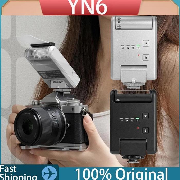 Jual Good YONGNUO YN6 Universal Mini On-Camera Flash Micro Pocket Flash Speedlite Custom ...