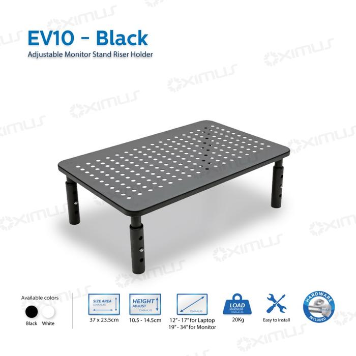 Jual STAND LAPTOP OXIMUS EV10 Alas Meja Monitor Laptop - Black - Kota ...