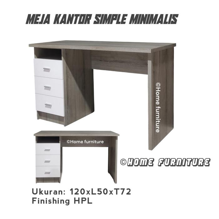 Jual Meja kantor meja kerja desk penyimpanan simple minimalis MK120 ...