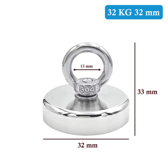 Jual Magnet Neodymium Besar Gantungan Kait Super Strong Kuat Model ...