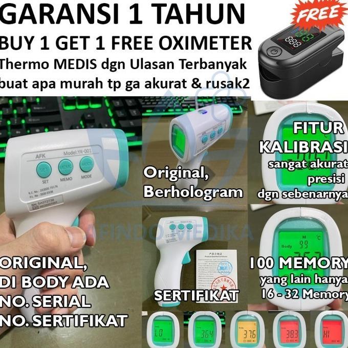 Jual Termometer Tembak AFK Thermometer Infrared Contactless Thermo Gun ...