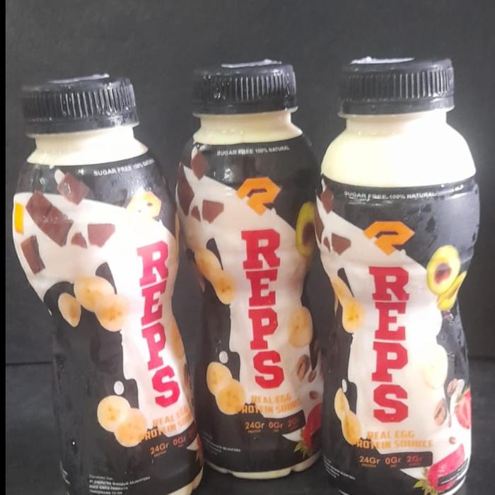 Jual REPS Jus Putih Telur Protein Murni Natural Aneka Rasa - Banana ...
