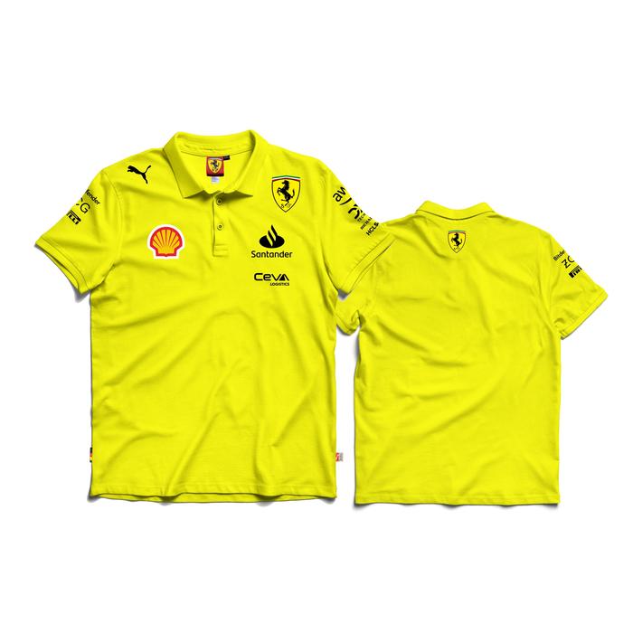 Jual Polo Shirt Ferrari Shell Formula One 2025 Import - Kuning, S ...