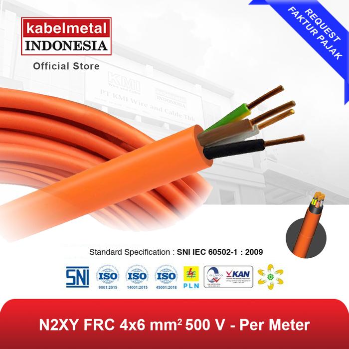 Jual Kabel N2XY (Fire Resistant FRC F750) 4x6 mm Per Meter kabelmetal INDONESIA - Kawat Tembaga ...