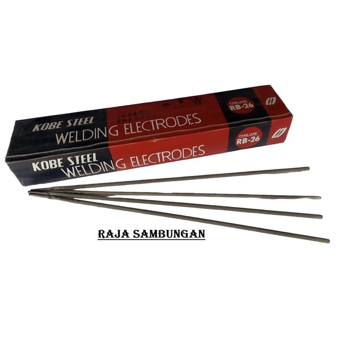 Jual Kawat Las RB 260 Kobe 3.2 mm Welding Electrodes Listrik Besi Baja ...