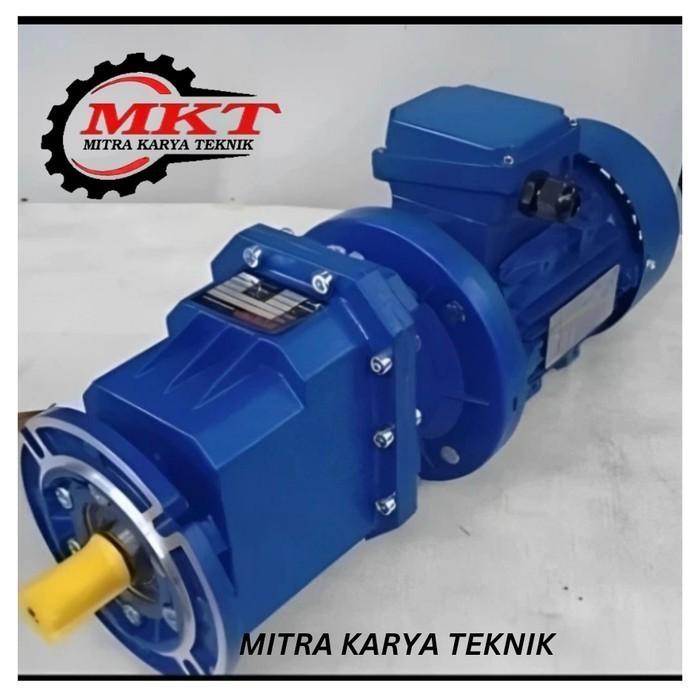 Jual HELICAL GEAR BOX CHCZ01 RASIO 4 MOTOR 0.37KW 0.5HP 3PHASE 380VOLT ...