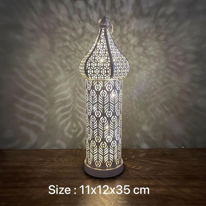 Jual Lampu lebaran led dekorasi idul fitri lentera kubah mesjid hiasan ...