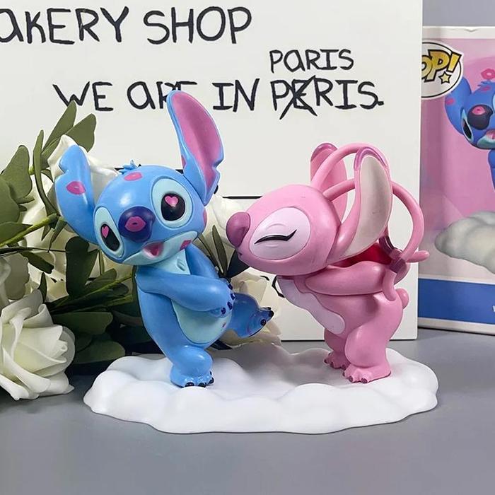 Jual Funko Pop Lilo Stitch Anime Fure Angel Lovers Stitch Action Fures ...