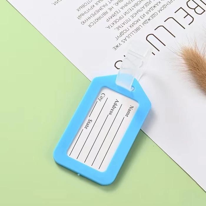 Jual Name Tag Koper / Tag Luggage / Luggage Tag Plastik / Tag Gantungan ...