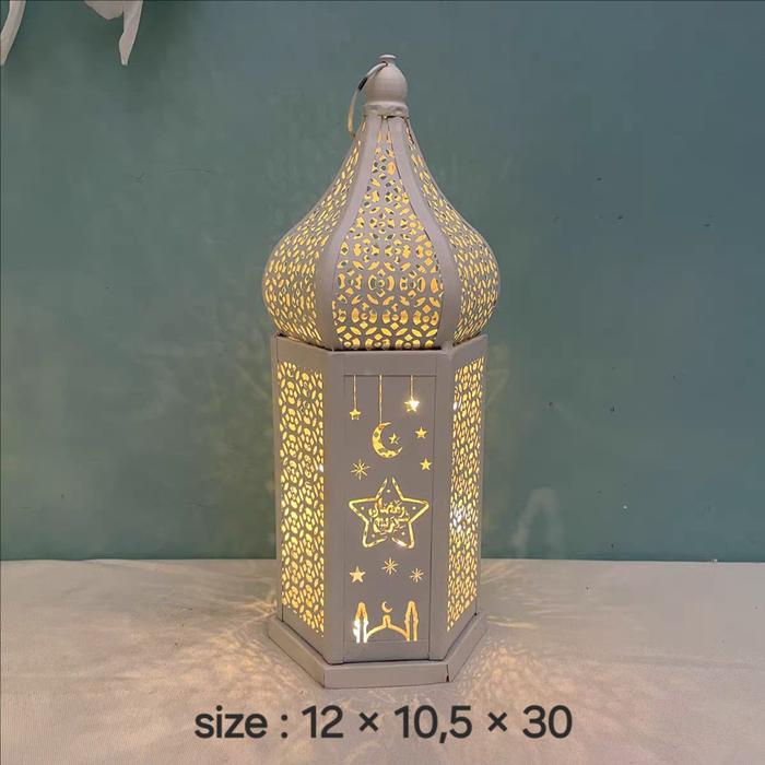 Jual Lampu lebaran led dekorasi idul fitri lentera kubah mesjid hiasan ...