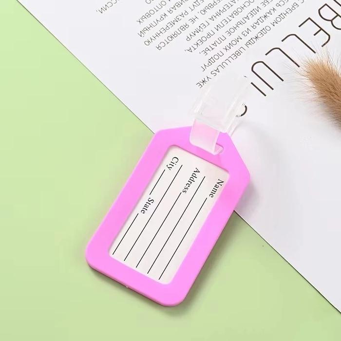 Jual Name Tag Koper / Tag Luggage / Luggage Tag Plastik / Tag Gantungan ...