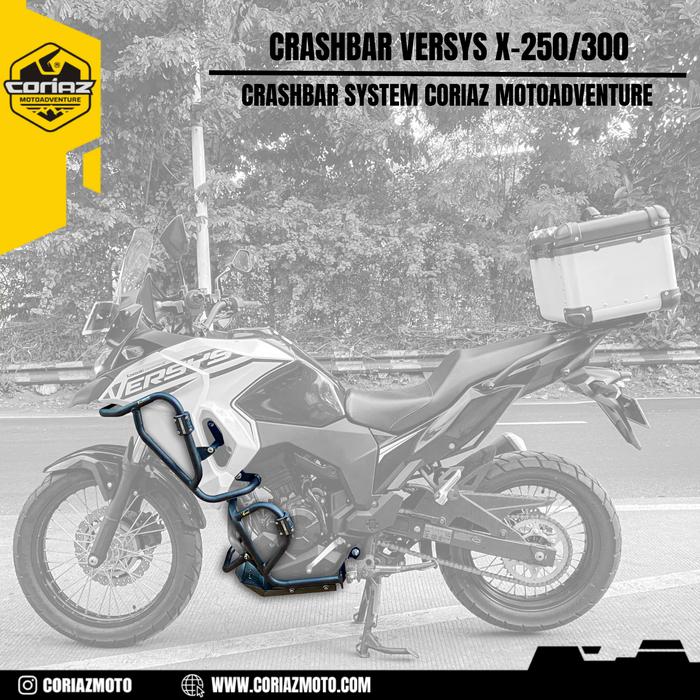 Jual Crashbar / Engine Guard Kawasaki Versys X-250 /Versys 250x/Versys ...