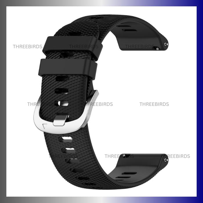 Jual Strap Premium Rubber 22mm Garmin Forerunner 255 OFFICIAL BUCKLE ...