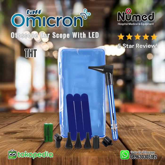 Jual Otoskop Alat Pemerika Telinga TaffOmicron / Otoscope Ear Scope ...