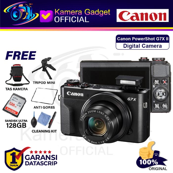 Promo CANON POWERSHOT G7X MARK II PAKET BONUS - KAMERA G7 X MARK 2 - G ...