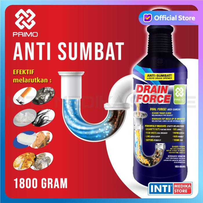 Jual Anti Sumbat Primo Drain Force 720gr - 1800 gram - Kota Depok ...