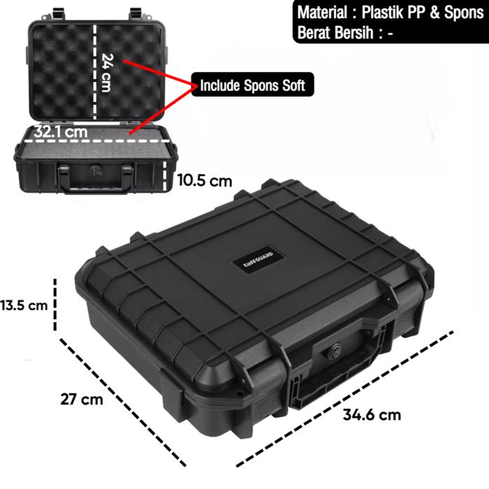 Jual Kotak Perkakas Pelican Taff Hard Carry Case Box Storage Tool Kit ...