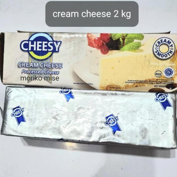 Jual [ DUS Original 2 kg ] CHEESY cream cheese ROYAL VICTORIA 2 kg ...