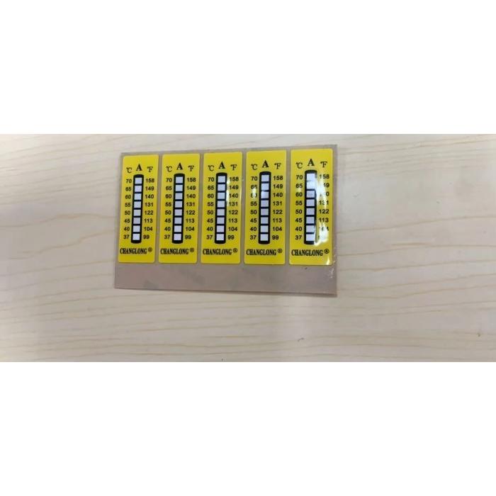 Jual Temperature Indicator Sticker MAX 70 derajat Celcius Non Revisible ...
