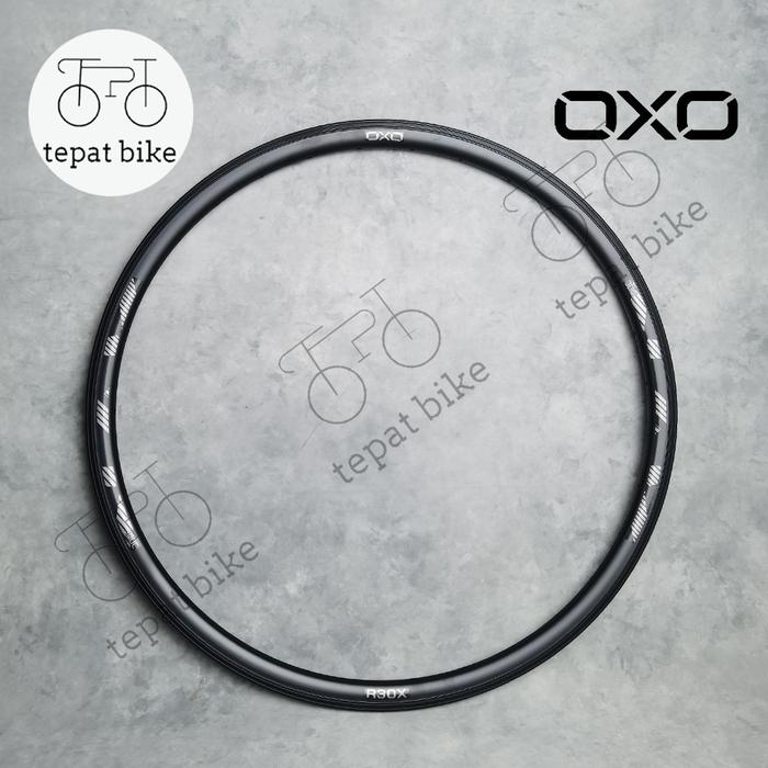 Jual Velg Rims OXO R30X 700C 20H 24H 32H 36H Brakeline Black - 20H - Kota Yogyakarta - Tepat ...