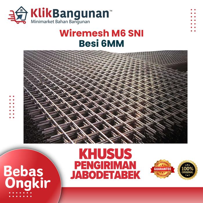 Promo Wiremesh M4 M5 M6 M8 M10 – Besi Cor Anyaman untuk Beton ...