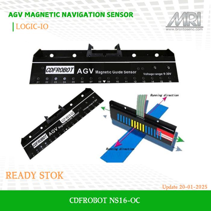 Jual AGV magnetic navigation sensor 16-bit analog output - LOGIC-IO - Kota Surabaya - MRI ...